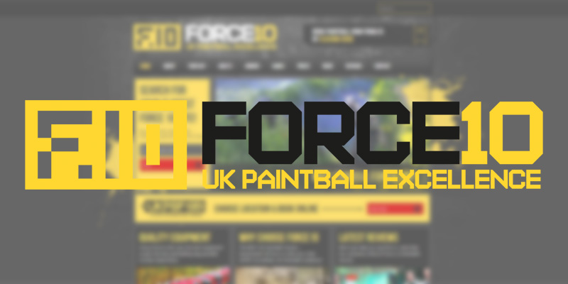 Force 10 Paintball | Logo Design | Web Design - Keyhole Creative